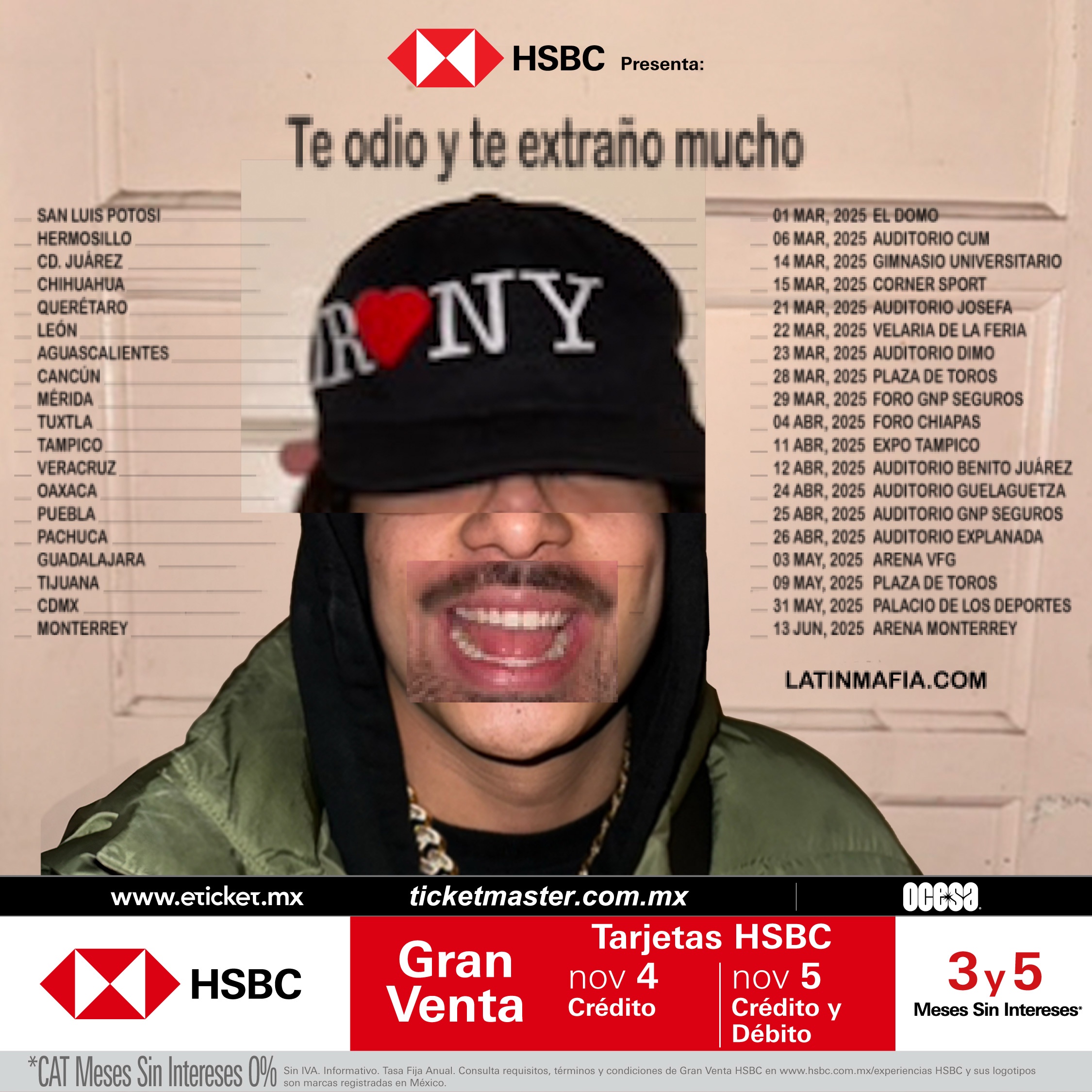 Latin Mafia Presenta su Gira ‘Te Odio y Te Extraño Mucho’ en EE.UU. y ...
